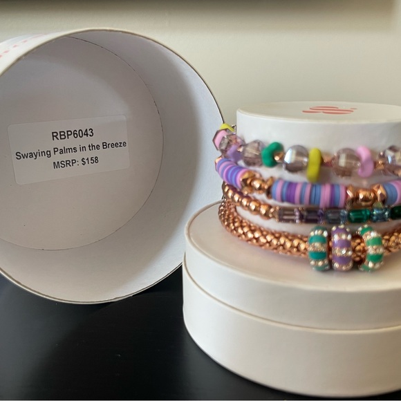 Bomb Party | Jewelry | Bp Palms Swaying In The Breeze Summer Stack | Poshmark